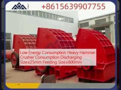 Low Energy Consumption Heavy Hammer Crusher Consumption Discharging Size≤25mm Feeding Size≤600mm