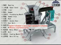 Electric Industrial Crusher High Capacity for Industrial Efficiency and Performance