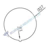 Cina PULSANTE INCASTONATO 27MM DC12V/24V dell'ELEVATORE inossidabile in vendita