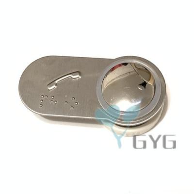 Cina PANNELLO MECCANICO del PULSANTE DI CHIAMATA dell'ELEVATORE di DC12V/24V CON BRAILLE 30.5mm in vendita
