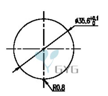 中国 エレベーターの押しボタン35.6MM DC12V/24Vのエレベーターのブレール ボタン 販売のため