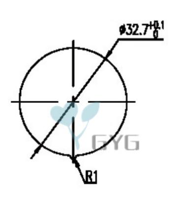 Cina 1 RITAGLIO ROSSO ROTONDO DEL PULSANTE LED 32.7MM DELL'ELEVATORE DEL PAVIMENTO in vendita