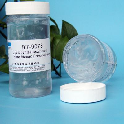 China BT-9078 silicone Elastomer as cosmetics raw materials be use for skin care, sun protection product for sale