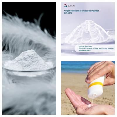 China BT-9102 Silicone Powder Composed Of Vinyl PDMS Methicone Silsesquioxane Crosspolymer for sale