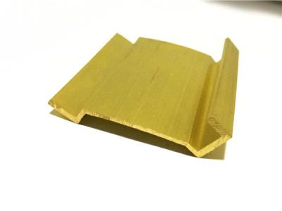 China Perfil de la protuberancia del cobre del OEM C38500 para el marco de ventana de la puerta en venta
