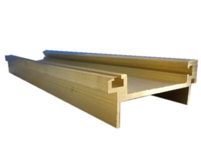 Cina ODM Fade Resistant Brass Profile Extrusions per la decorazione di architettura in vendita