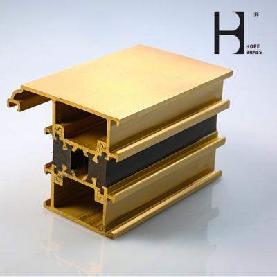 Cina Profili Fadeless della struttura del metallo ISO9001, disposizione della struttura della finestra HPB58-3 in vendita