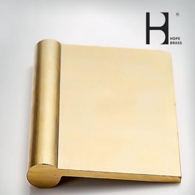Cina L'ottone solido resistente alla corrosione dorato munisce la certificazione di cardini dello SGS per la porta in vendita
