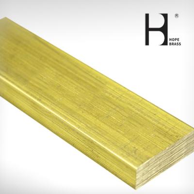 Cina Barre piane d'ottone dorate dello SGS, anti corrosione 5mm Antivari d'ottone in vendita