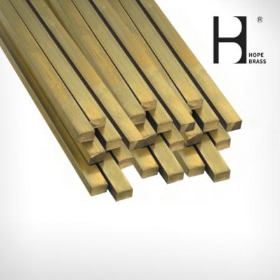Cina Quadrato di superficie regolare di riserva quadrato d'ottone inossidabile Rod d'ottone di Antivari in vendita