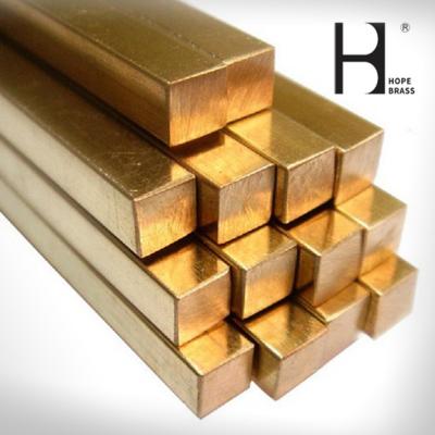 Cina Fade Resistant Square Brass Flat dorato esclude la certificazione dello SGS in vendita