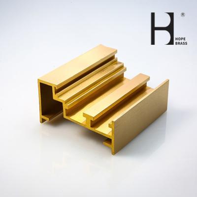 Cina CuZn39Pb3 i profili di rame solidi, CuZn39Pb3 hanno espulso profili del metallo in vendita