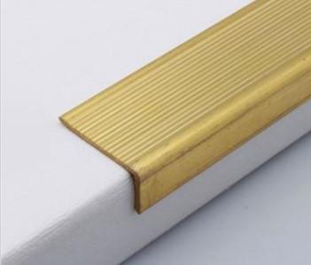 Cina C38500 disposizione decorativa d'ottone anti Fade Extruded Copper L profilo di forma in vendita