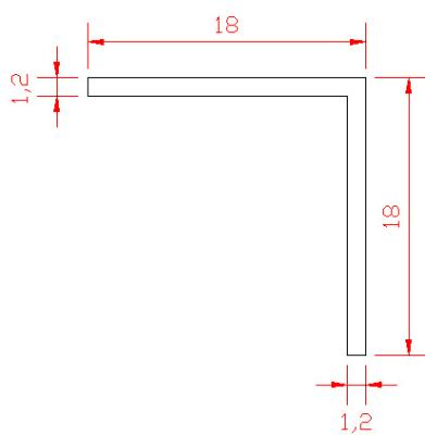 Cina Profilo a forma di L d'ottone 20mm espulso del metallo di Antivari di angolo di 18mm UNS C10300 in vendita