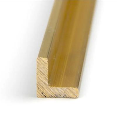 Cina Lega di rame decorativa L rame L Antivari di spessore 2mm di altezza della parte 8mm in vendita