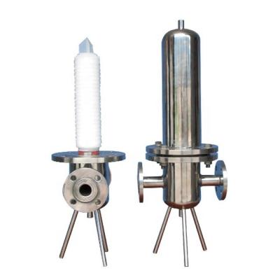 China Precision cartridge filter voor de voedingsmiddelenindustrie in roestvrij staal filter behuizing Te koop