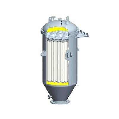 China SS304/SS316L/koolstofstaal automatisch terugspoelkaarsfilter voor continue filtratie Te koop