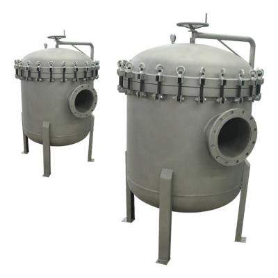China Waterbehandeling roestvrijstalen zak Filter behuizing met O-type afdichting ring en duurzaam Te koop