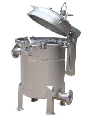 China Hydraulische oliefiltreringsmachine Industrieel roestvrij staal Draagbare zak Filter behuizing Te koop