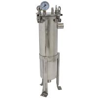 China Industrial Liquid Single/Multiple Bag Filter for High Flow Rate Solid Particle Removal for sale