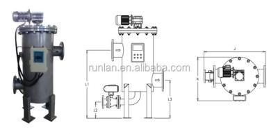Cina Pressione nominale 1.0Mpa Filtro liquido con capacità di auto-pulizia automatica completa in vendita
