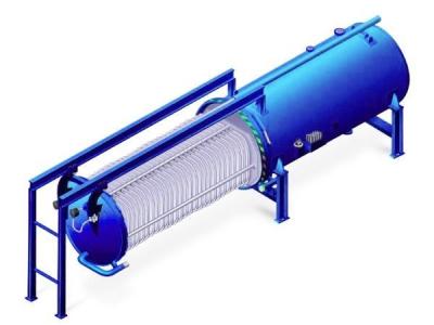 Cina Filtro a foglia in acciaio inossidabile per olio greggio di suolo sbiancato a temperatura di lavoro ≤ 150 °C in vendita