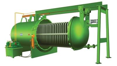 Cina Filtro a piattaforma orizzontale in acciaio inossidabile automatico ad alto flusso per alimenti e bevande per olio/chimica in vendita