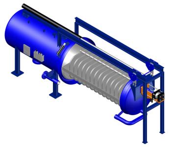 Cina Filtro a piattaforma orizzontale in acciaio inossidabile automatico ad alto flusso per alimenti e bevande per olio/chimica in vendita