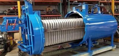 Cina Filtro a piattaforma orizzontale in acciaio inossidabile automatico ad alto flusso per alimenti e bevande per olio/chimica in vendita