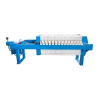 China 62KG Polypropylene Plate Slurry Filter Press for Semi-Automatic Solid Liquid Separation for sale