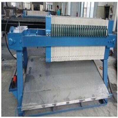 Cina 5.5kw semiautomatica Hydraulic Plate and Frame Sludge Oil Filter Press Machine per durevole in vendita