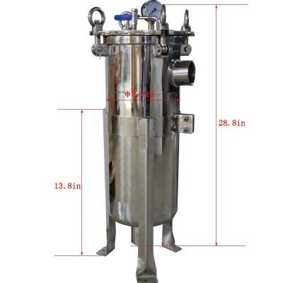 Cina Cassa di filtro multicartuccia in acciaio inossidabile da 62 kg per fabbriche di materiali da costruzione in vendita