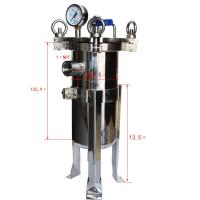 China Other Attributes Durable Bag Filter Housing for Liquid Processing Weight KG 62 for sale