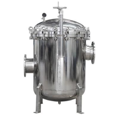 China 304/316L Caixa de filtro de sacos de aço inoxidável 62 kg Peso para aplicações industriais à venda