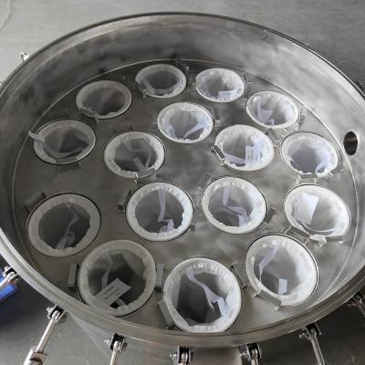 Cina Purificazione dei liquidi 62 kg filtro di sacchetto in acciaio inossidabile con componenti principali in vendita