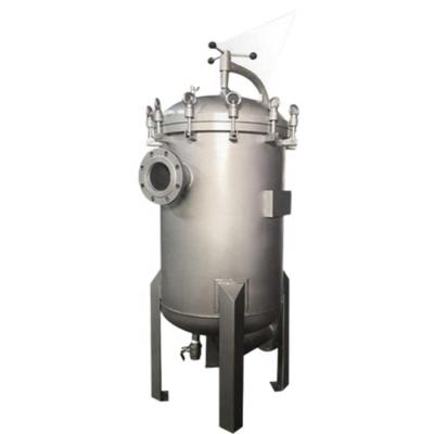 中国 62KG 重量 調整可能な入口/出口接続付きのモジュール式SSバッグフィルターハウジング 販売のため