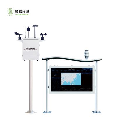 China Negative Oxygen Ions Industrial Air Quality Monitor Scenic Areas Ambient Air Monitoring System for sale