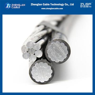 China Cabo Multiplex Overhead Insulated Cable Conductor Neutro Ca - Asc Duplex Pekingese 1x6+6awg for sale