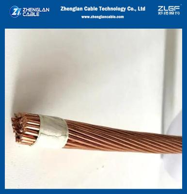 China 30% Conductivity CCS Copper Clad Steel Wire Strand Conductor ASTM B228 For High Frequency for sale