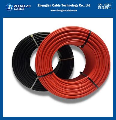 China 1.5kv XLPO Insulated Tinned Copper Solar Wire 4MM 6MM 10MM PV Cable DC Solar Power Cable for sale