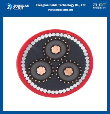 18/30kV N2XSY NA2XSY MV Power Cable Copper / Aluminum Conductor XLPE  Insualted PVC Outer Sheath DIN VDE 0276-620