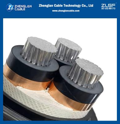 중국 6/10kV NA2XSY N2XSY XLPE 고립 단일 / 3 코어 케이블 PVC 외 껍질 표준 DIN VDE0276-620 IEC 60502-2 판매용
