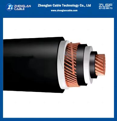 China N2XSY N2XSEY Single / Three-Core XLPE Insulation Power Cable with Metalic Shield PVC Outer Sheath Standard DIN VDE0276-620 for sale