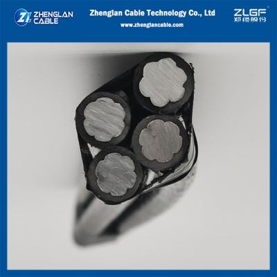 China Quadruplex Cable Aerial Bundled Cable 3x1/0AWG+1/0AWG for sale