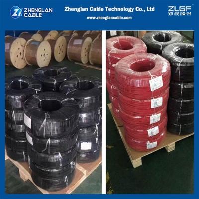 Cina 10 AWG 5.261mm2 CU/XLPO/XLPO filo fotovoltaico solare 1.5KV adattato ai sistemi fotovoltaici nero e rosso in vendita
