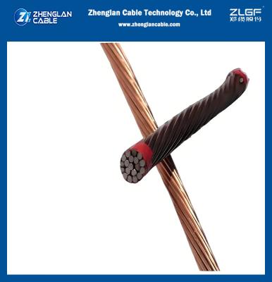 China Wholesale CCS Ground Rod Conductor Wire Bare Copper Clad Steel Electric Stranded Wire for Power engineering project for sale