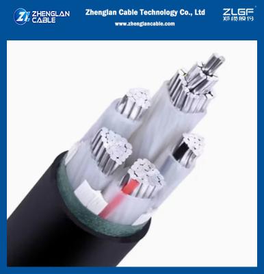 China CABO LXAV 4x150mm2 Aluminum Cable PVC Insulation PVC Sheath LV Power Cable CEI 60502-1 for sale