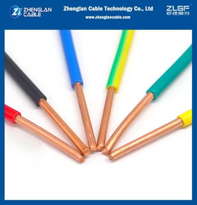 China Building Wire PVC Insulated Wires Conductor Class 2 CU/PVC BV 70mm2 IEC60228 for sale