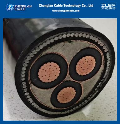China 11kv 15kv 20kv 33kv 35kv Medium Voltage Power Cable  3 Core Copper Aluminum Conductor XLPE Insulated Armoured LSZH Electric Cable XLPE Cable for sale