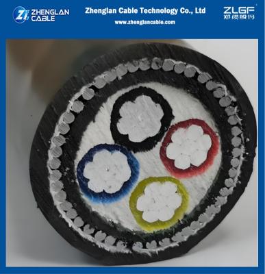 China Cable di alimentazione LV Cable sotterraneo XLPE Cablo di acciaio isolante AL/XLPE/PVC/SWA/PVC 4x35mm2 IEC60502-1 for sale